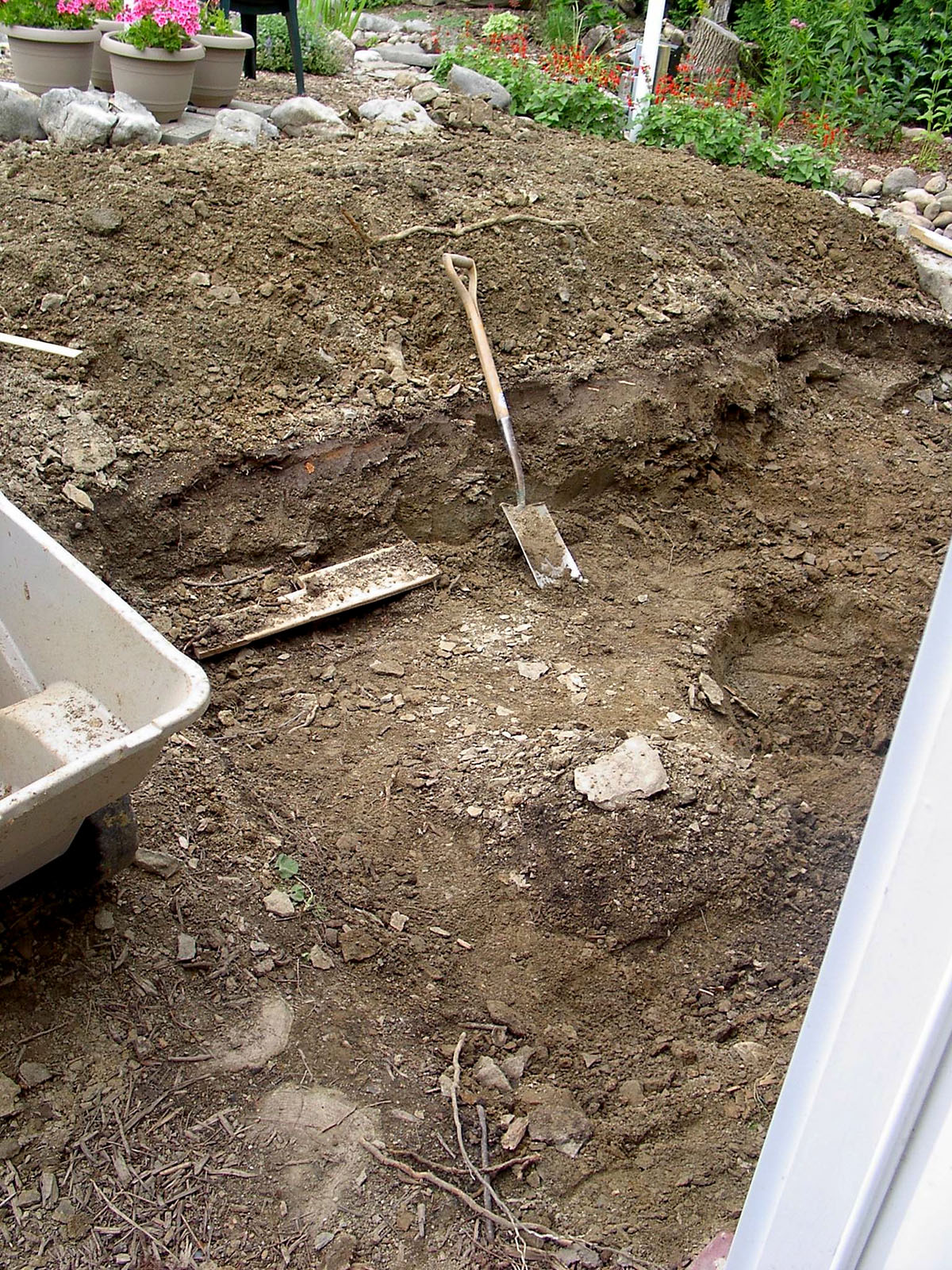 Creating it – Our Habitat Garden